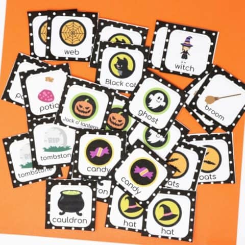 Halloween Memory Match Game for All Ages | Journey to SAHM