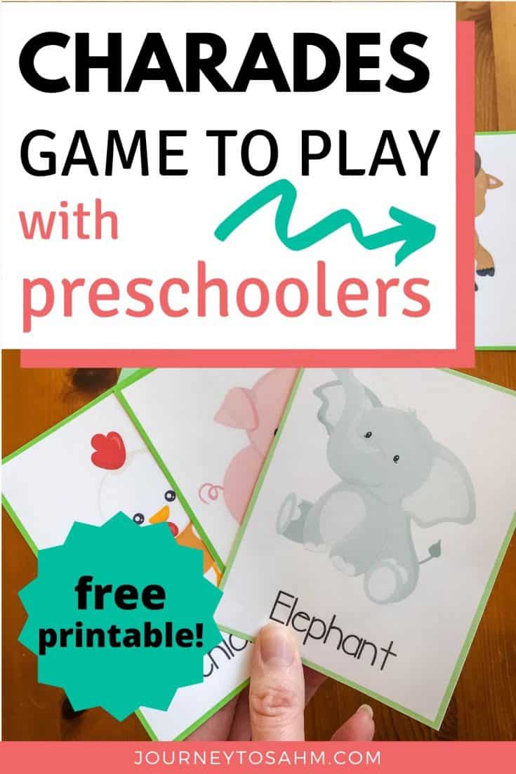 Animal Charades for Kids with a Free Printable Download