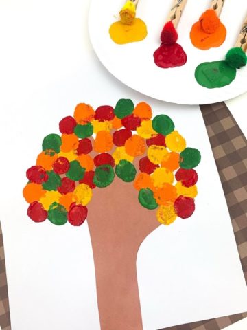 Easy Fall Tree Craft | Journey to Stay at Home Mom