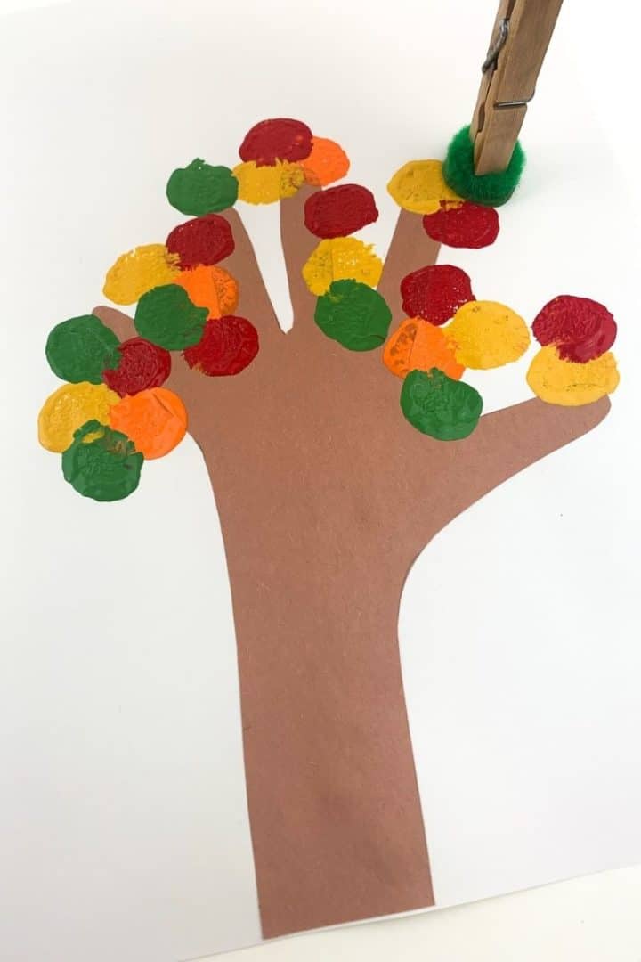 Easy Fall Tree Craft | Journey to Stay at Home Mom