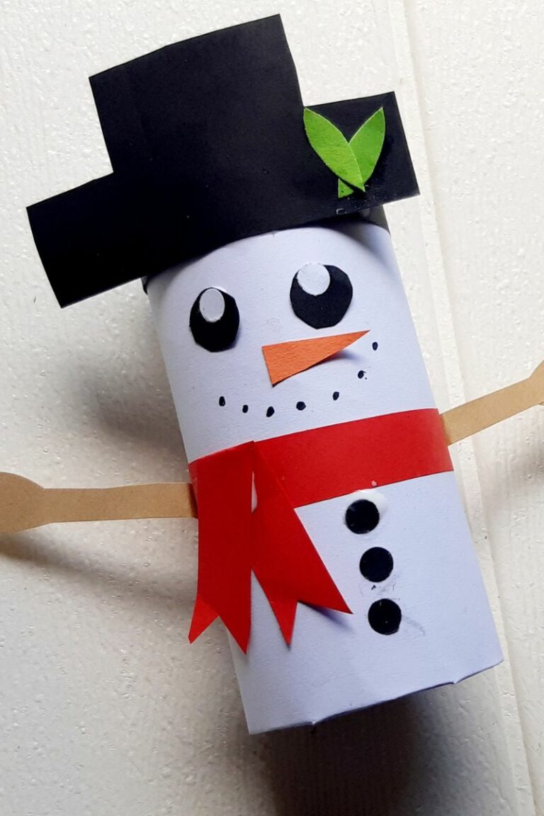 Toilet Paper Snowman Craft | Journey to SAHM
